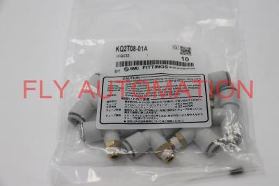 China SMC KQ2T08-01A Pneumatic Tube Fittings Fast Change Connection T Shaped Takeover for sale