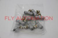 China Public Size Pneumatic Tube Fittings T Shaped Fast Change Connector SMC KQ2T08-02A for sale