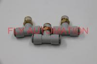 China Public Size Pneumatic Tube Fittings T Shaped Fast Change Connector SMC KQ2T08-02A for sale