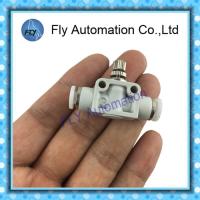 China Festo Speed Control Fittings Inline Flow Control Valve With QS Push - In Connector for sale
