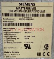 China Sinamics / Simovert Masterdrives Braking Unit SIEMEN S6SE7031-6EB87-2DA1 for sale