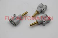 China SMC KQ2U06-99A PBT Push To Connect Tube Fitting Plug In Wye 6 Mm Tube Od White for sale