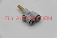 China SMC KQ2U06-99A PBT Push To Connect Tube Fitting Plug In Wye 6 Mm Tube Od White for sale