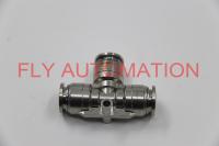 China Union T Push To Connect Fittings 316 Stainless Steel KQG2T Series KQG2T08-00 for sale