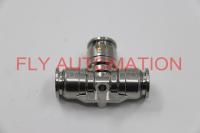 China 316 Stainless Steel Union T Push To Connect Fittings KQG2T Series KQG2T10-00 for sale