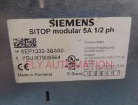 China SIEMENS 6EP13333BA00 SITOP PSU200M 5 A Stabilized Power Supply Input 120/230-500 V AC Output 24 V DC/5 A for sale