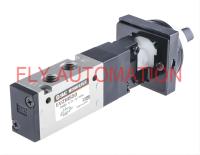 China SMC Twist Selector 5/2 Pneumatic Manual Control Valve VZM500 Series G 1/8 1/8IN for sale