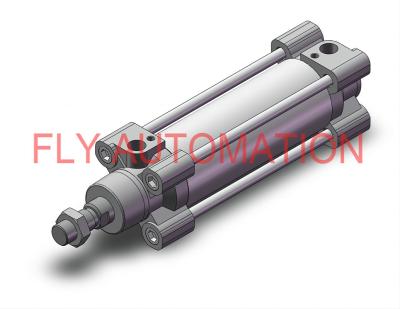 China SMC C96SDB50-100C ISO 15552 Cylinder Acting Single / Double Rod With Air And Bumper Cushion for sale