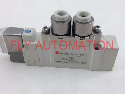 China SY5120-5LOU-C6F-Q Air Solenoid Valve 2-Position Single Pilot 24 VDC SY5000 Series for sale