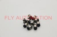 China KAH06-U01 Nickel Plated Brass Male Connector Push To Connect Fittings Anti Static Flame Retardant for sale