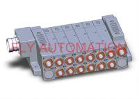 China SMC SS5V3-W10CD-06BS-C10 MFLD Plug In Circular Connector SS5V3 Manifold SV3000 for sale