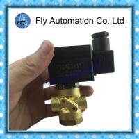 China 3/2 Way Direct Operated In-Line Brass Pipe Connection Pneumatic Solenoid Valves  SCB320B174 for sale