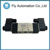China 5/2 Way Double Coil Pneumatic Solenoid Valves Airtac 4M320-08 4M320-10 AC220V DC24V for sale