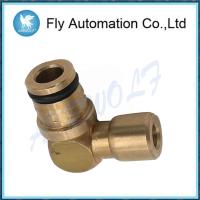 China EISELE GERMANY  right-angle connector Brass  M3 M4 Pneumatic nipple bent piece for sale