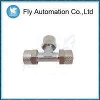 China 1540 Series Brass Pneumatic Fittings , Three Connection Joint Brass Tube Fittings for sale