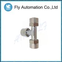 China 1540 Series Brass Pneumatic Fittings , Three Connection Joint Brass Tube Fittings for sale
