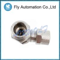 China Stainless Steel Pneumatic Tube Fittings 1420 Lateral Bspt Male R1 / 8
