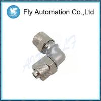 China Elbow Connector Pneumatic Tube Fittings 1550 Series Right Jngle Joint for sale