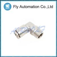 China X6522 Pneumatic Tube Fittings Bsp Swivel Elbow Connector Right Angle Pose for sale