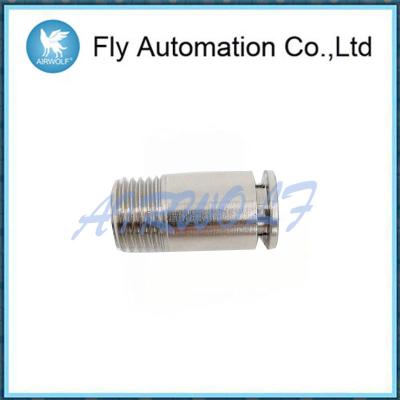 China 6512 6000Series Cylindrical terminal quick plug  Metric-BSP Male Connector for sale