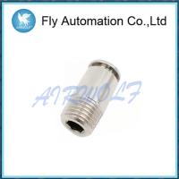 China 6512 6000Series Cylindrical terminal quick plug  Metric-BSP Male Connector for sale
