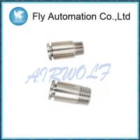 China 6512 6000Series Cylindrical terminal quick plug  Metric-BSP Male Connector for sale