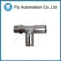 China Lateral Swivel Pneumatic Tube Fittings S6440 Series Silvery Connector for sale