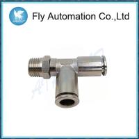 China Lateral Swivel Pneumatic Tube Fittings S6440 Series Silvery Connector for sale