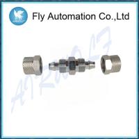 China Series 1000 Swivel Male Tee Sprint , Silvery Tube Rapid Brass Pneumatic Fittings for sale