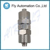 China Pneumatic Tube 5/3 1580 series Fittings CAMOZZI silver Copper nickel plating Union Connector for sale