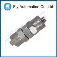 China Pneumatic Tube 5/3 1580 series Fittings CAMOZZI silver Copper nickel plating Union Connector for sale