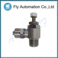 China Nickel plated brass CAMOZZI G1/8 M6*8  0.032kg  silver Single throttle quick twist joint for sale