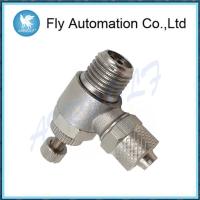 China Nickel plated brass CAMOZZI G1/8 M6*8  0.032kg  silver Single throttle quick twist joint for sale