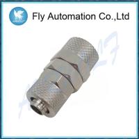 China CAMOZZI G1/8 M6*8  0.018kg Nickel plated brass silver Straight through quick twist joints for sale