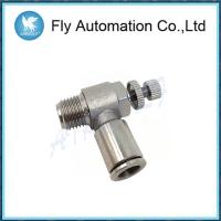 China Nickel Plated Brass Tube Fittings Unidirectional Throttle Valve Adapter for sale