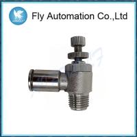 China Nickel Plated Brass Tube Fittings Unidirectional Throttle Valve Adapter for sale
