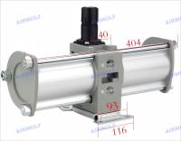 China SMC VBA 2 Times VBA10A-02 VBA40A-04GN Pneumatic 1.6Mpa Booster Regulator for sale