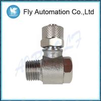 China Pneumatic1525 Series Tube CAMOZZI Swivel Male Elbow Sprint  Nickel-plated 6/4-1/8 Brass Fittings for sale