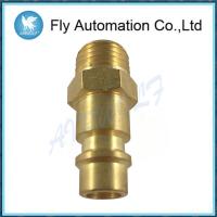 China Rectus Series Pneumatic Tube Fittings Brass Male Thread G1 / 4