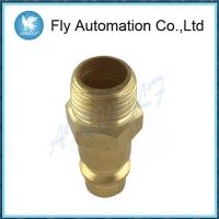 China Rectus Series Pneumatic Tube Fittings Brass Male Thread G1 / 4