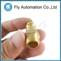 China Rectus Series Pneumatic Tube Fittings Brass Male Thread G1 / 4