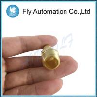 China Yellow Metal Steel Pneumatic Pipe Fittings Hardened Male Thread G3 / 8
