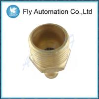 China Yellow Pneumatic Tube Fittings Metal Male Thread G1 / 2