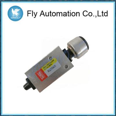 China 1/8 Inch Manually Pneumatic Push Button Valve Xq250420 5/2