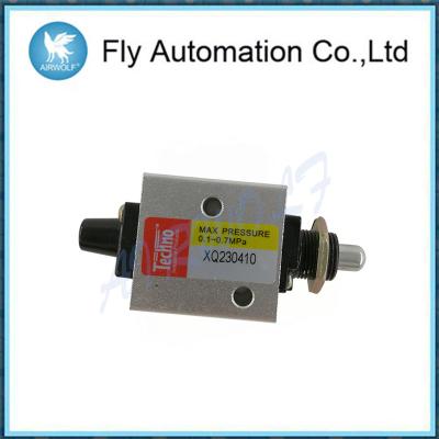 China Plunger Type Mechanical Pneumatic Manual Valve 3/2 Way 1 / 8