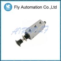 China Metal Pneumatic Manual Valve Direction Control Pneumatic Push Button Valve XQ250422 for sale
