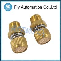 China Airtac Yellow Brass Pneumatic Tube Fittings 1.5mpa Spring Muffler 3/8