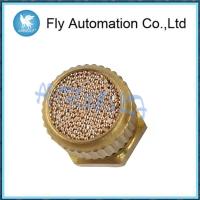 China Airtac Yellow Brass Pneumatic Tube Fittings 1.5mpa Spring Muffler 3/8