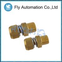 China Airtac Yellow Brass Pneumatic Tube Fittings 1.5mpa Spring Muffler 3/8