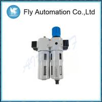 China Air Control Air Pneumatic Regulator , White Drain Type Pneumatic Air Preparation for sale